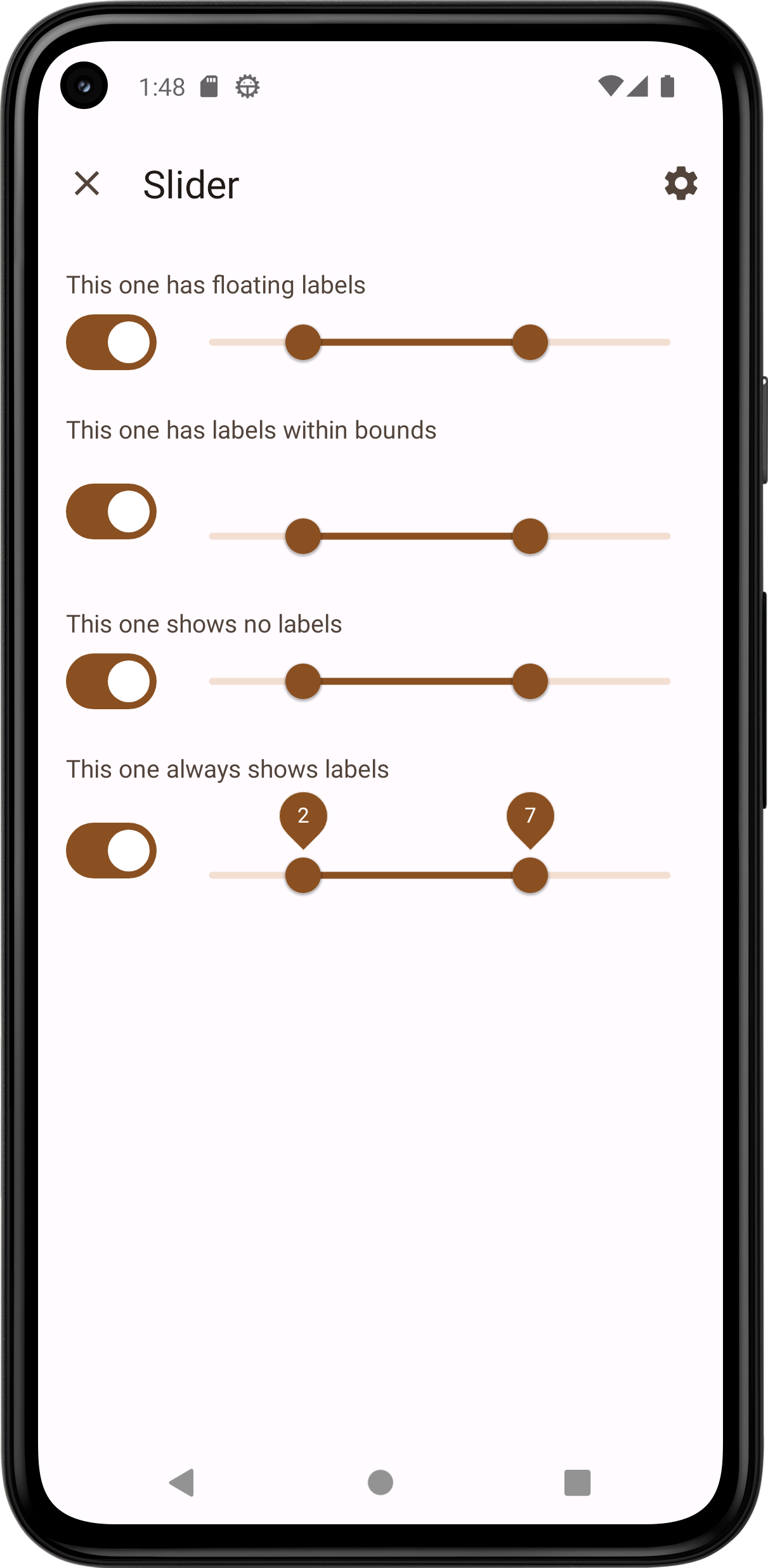 Catalog Use Materialswitch Instead Of Switchcompat · Issue 3153 · Material Components 