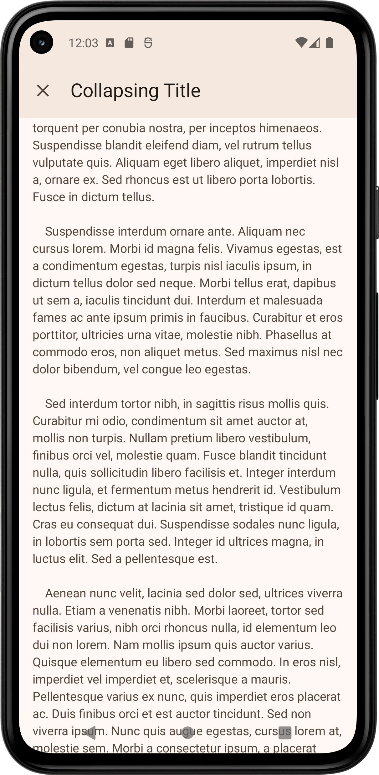 Topappbar Background Color Of Action Bar And Collapsing Top App Bar Is Slightly Different From 