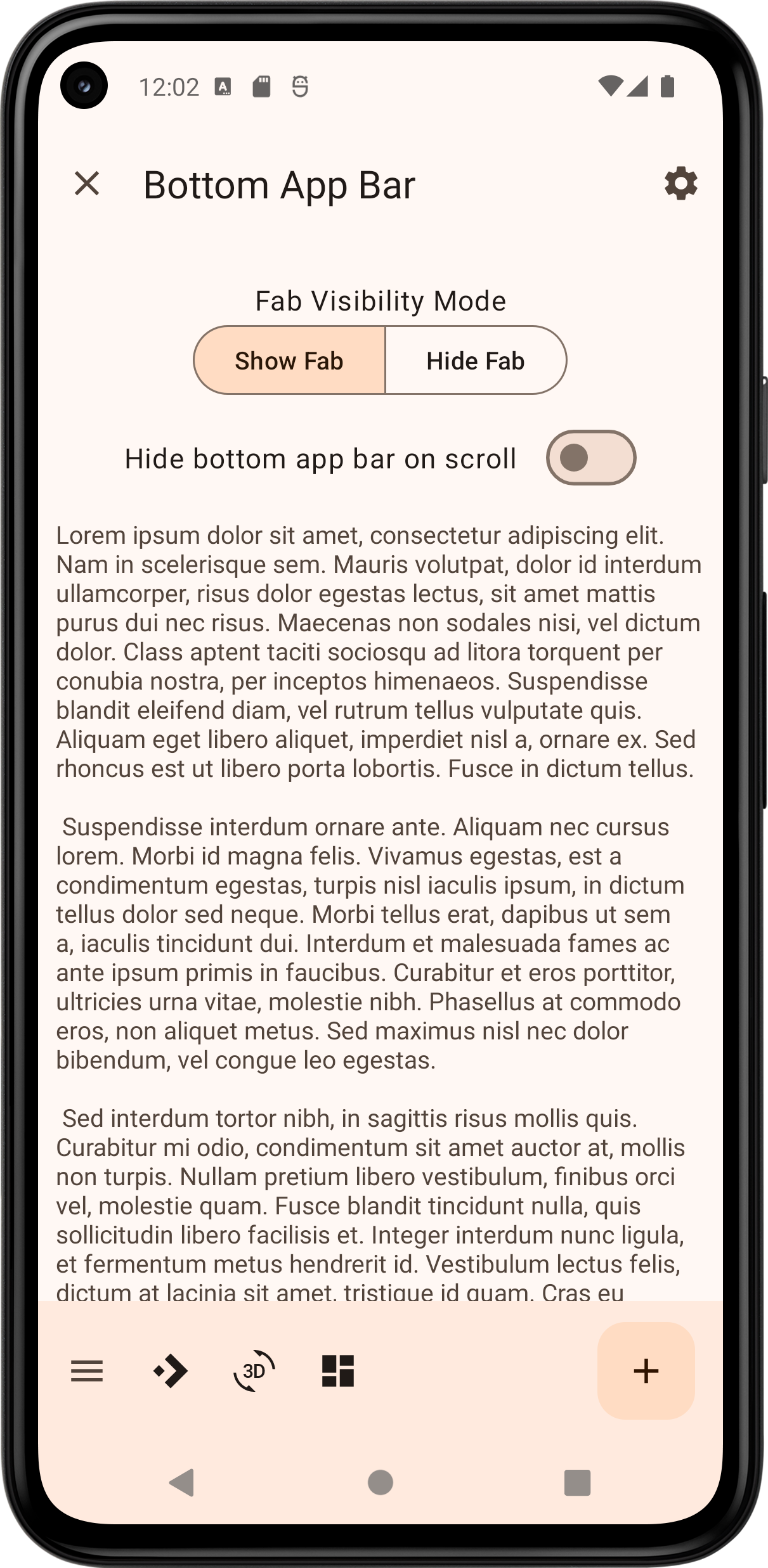 [topappbar] Background Color Of Action Bar And Collapsing Top App Bar Is Slightly Different From