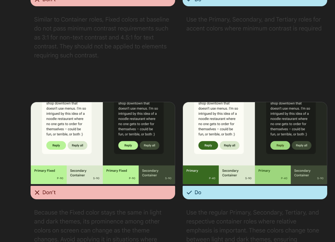 hard to read in dark theme · Issue #121 · material-components/material-components · GitHub
