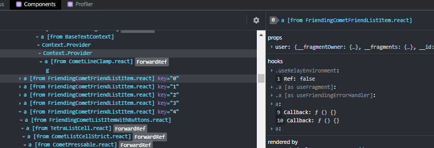 [bug]react Selectors Component Name Contains Special Characters · Issue 12722 · Microsoft