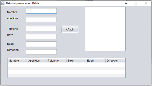 GitHub - Leyo68/Datos-Impresos-JTable: Programa en Java dónde pida los ...