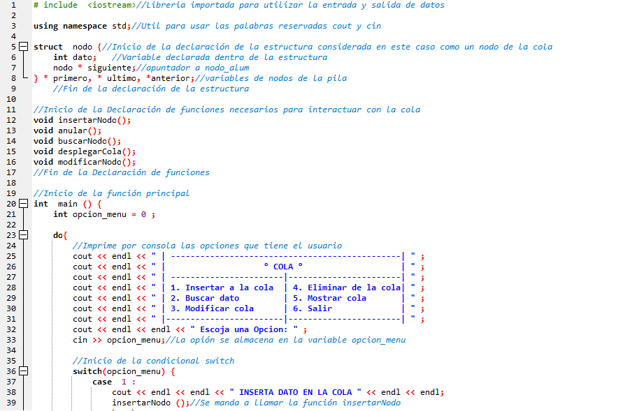 GitHub - TEAM-4-ITP/Cola: Programa en donde se hace uso del tipo de ...