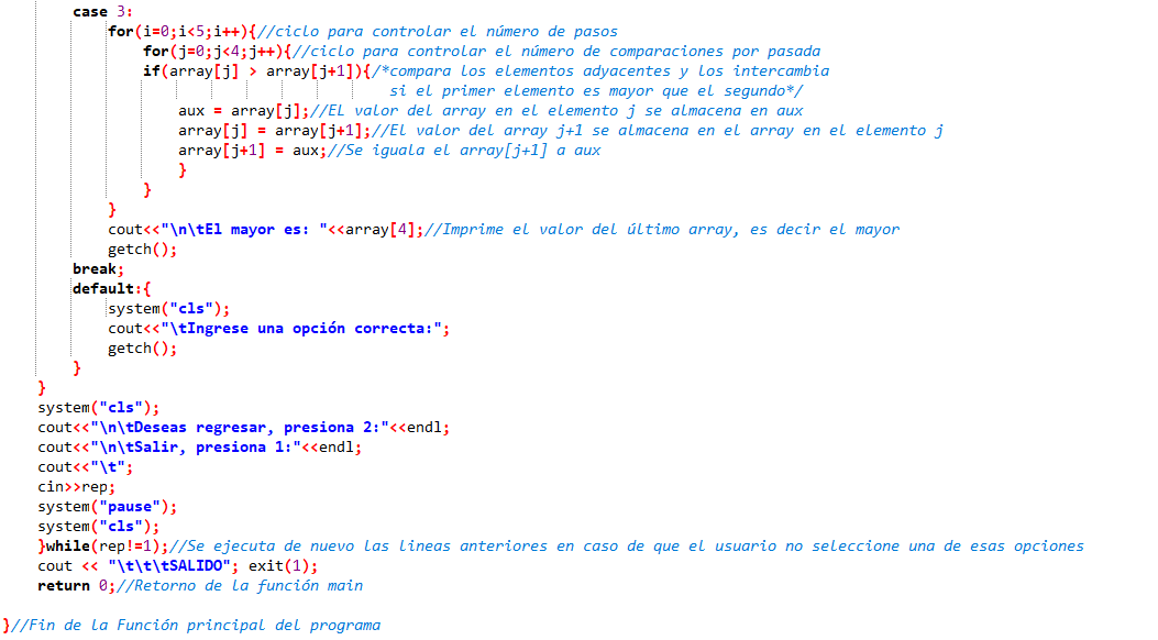 GitHub - TEAM-4-ITP/Metodo-de-Burbuja: Programa de consola utilizando ...