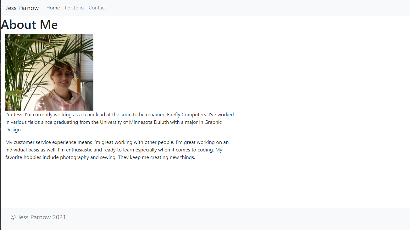 GitHub - jessparnow/React_Portfolio