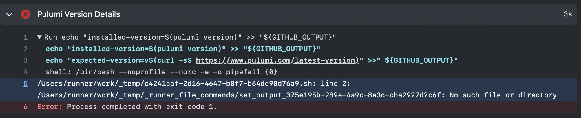 Download Pulumi Cron workflow failing · Issue #12384 · pulumi/pulumi · GitHub