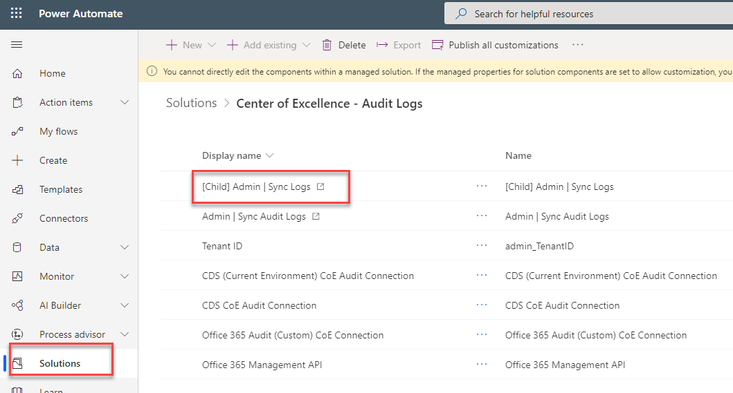 [CoE Starter Kit - BUG] - Audit Log Power Automated Flows Failing to Complete its Run with Error ...