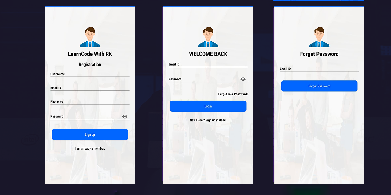 Login and Registration Form UI · Issue #1 · LearncodeWithRk/Login ... Login and Registration Form UI · Issue #1 · LearncodeWithRk/Login ...