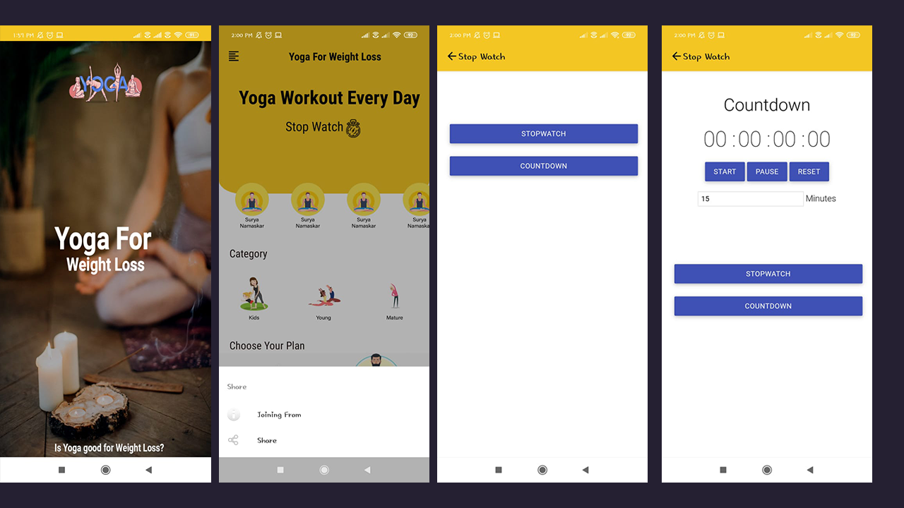 GitHub - LearncodeWithRk/YogaforWeightLoss: java