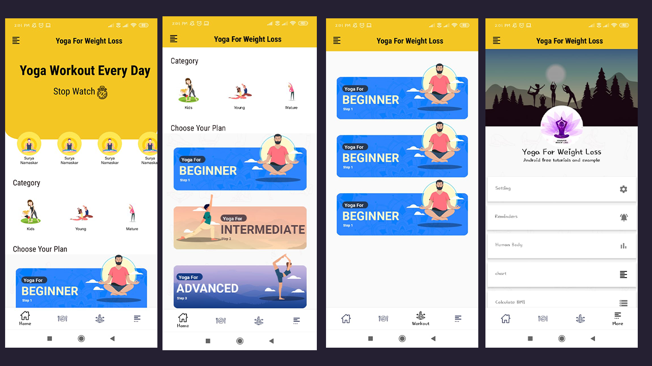 GitHub - LearncodeWithRk/YogaforWeightLoss: java