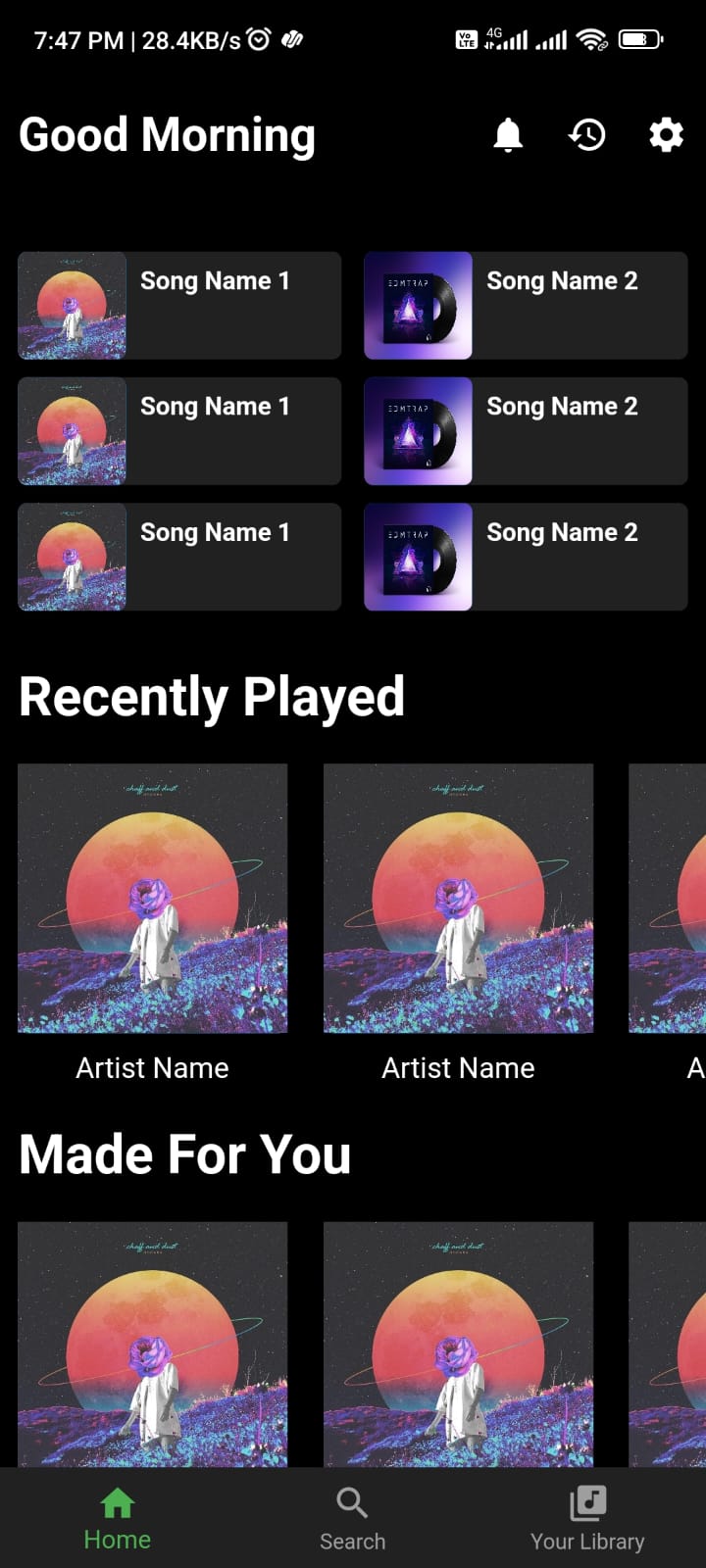 Github King9969 Flutter Spotify