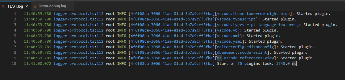 Log File Highlighter extension doesn't work · Issue #8899 · eclipse-theia/theia · GitHub