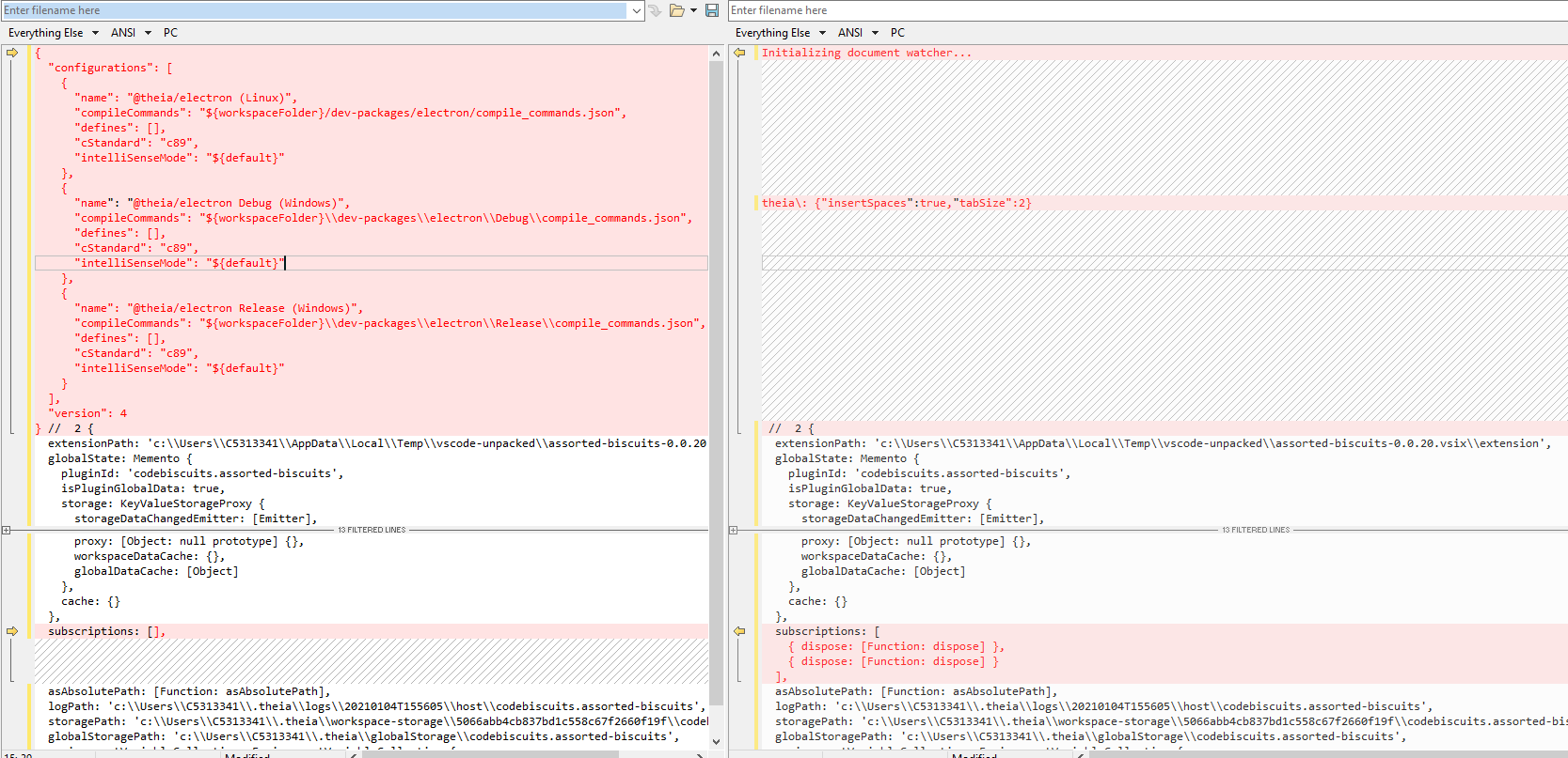 Assorted Biscuits extension doesn't work properly · Issue #8902 · eclipse-theia/theia · GitHub