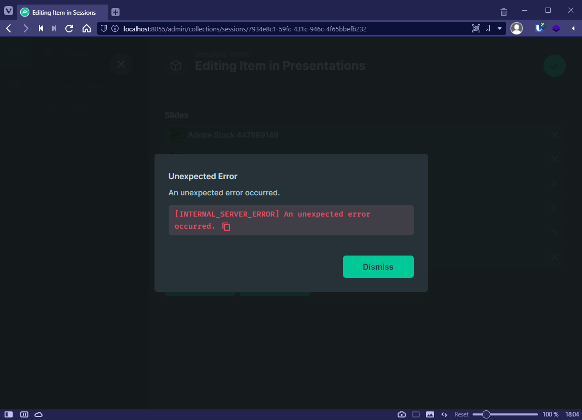 Internal server error on opening M2A record with nested M2M relation without admin privileges ...