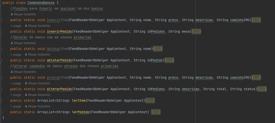 GitHub - RFHamster/Comanda-Restaurante: Trabalho Final de PDM, onde foi criada uma comanda ...