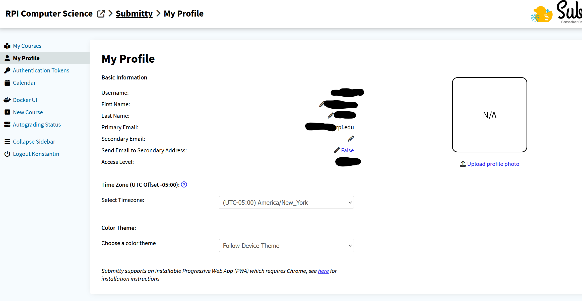 Adding ability to specify pronouns for a user profile · Issue #8735 · Submitty/Submitty · GitHub