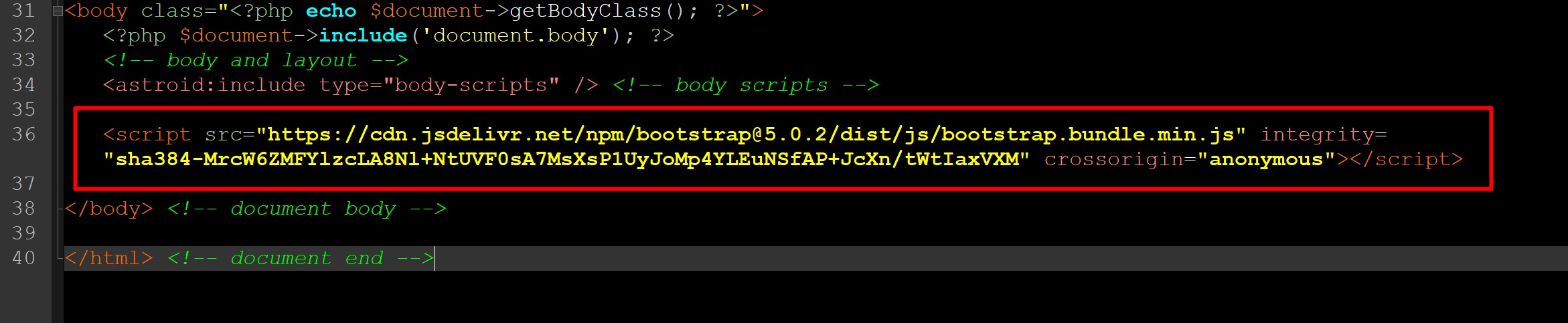 Bootstrap 5 Error In Custom Module · Issue 24 · Templaza Astroid Framework · Github