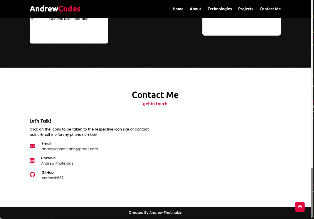 GitHub - acphotinakis/Portfolio-SIte: Portfolio Website