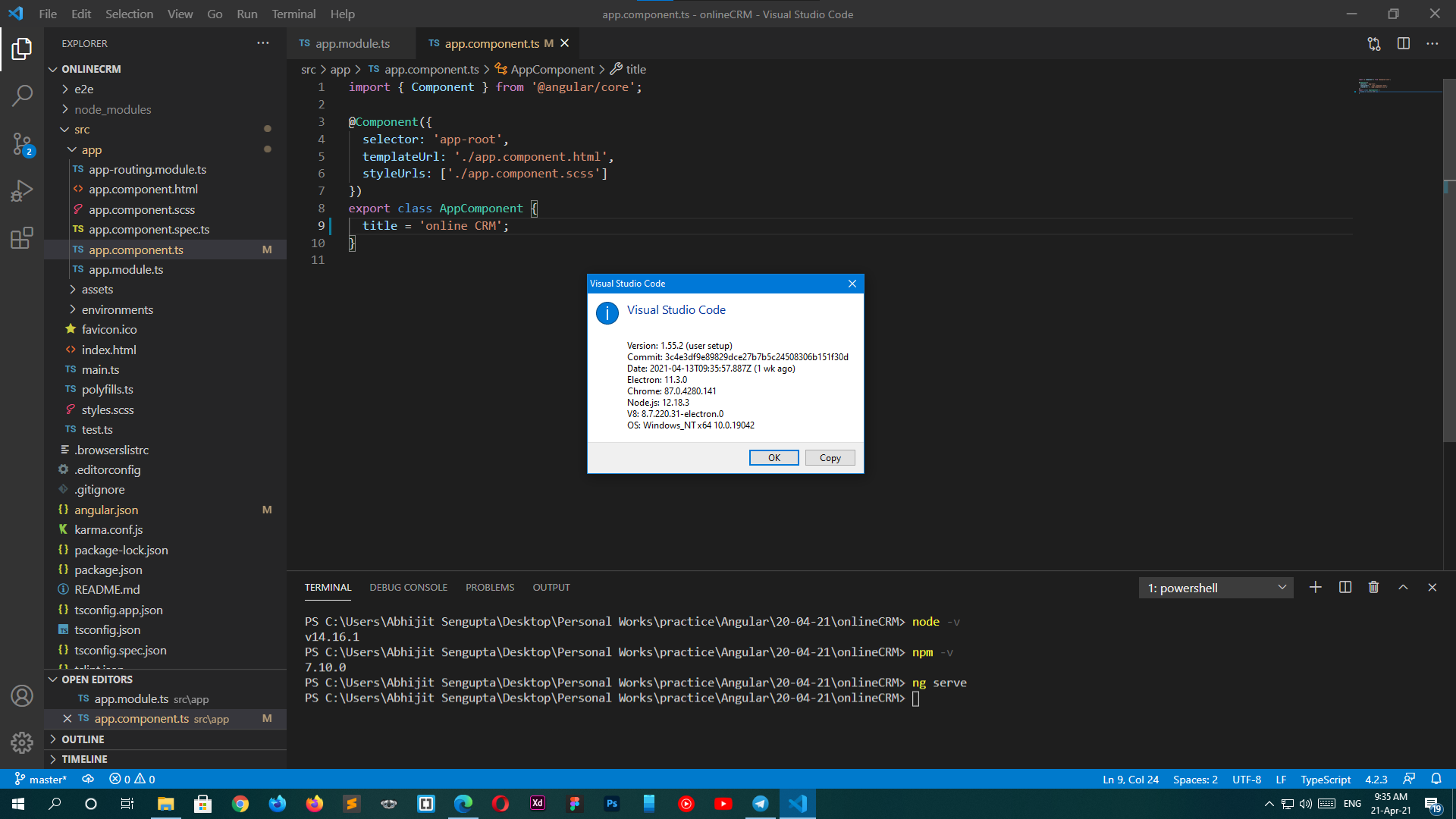 Node option is not avaiable in Integrated terminal · Issue #121787 ...
