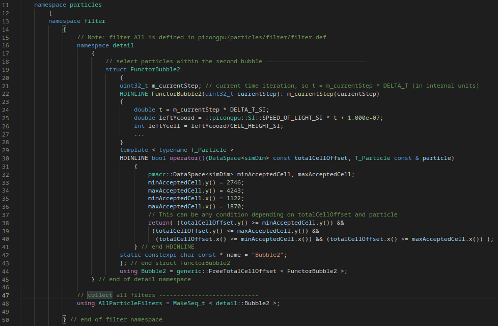 Particle filters · Issue #3780 · ComputationalRadiationPhysics/picongpu ...