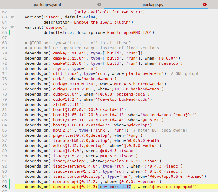 variant "cxxstd" · Issue #3969 · ComputationalRadiationPhysics/picongpu · GitHub