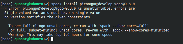 picongpu with spack · Issue #4362 · ComputationalRadiationPhysics/picongpu · GitHub