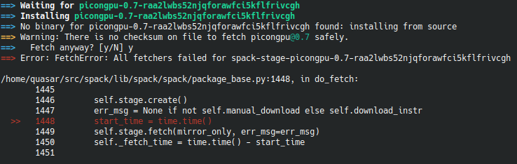 picongpu with spack · Issue #4362 · ComputationalRadiationPhysics/picongpu · GitHub