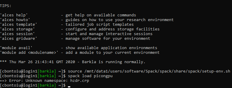 Spack Install on Barkla: Namespace Unknown · Issue #3219 · ComputationalRadiationPhysics ...