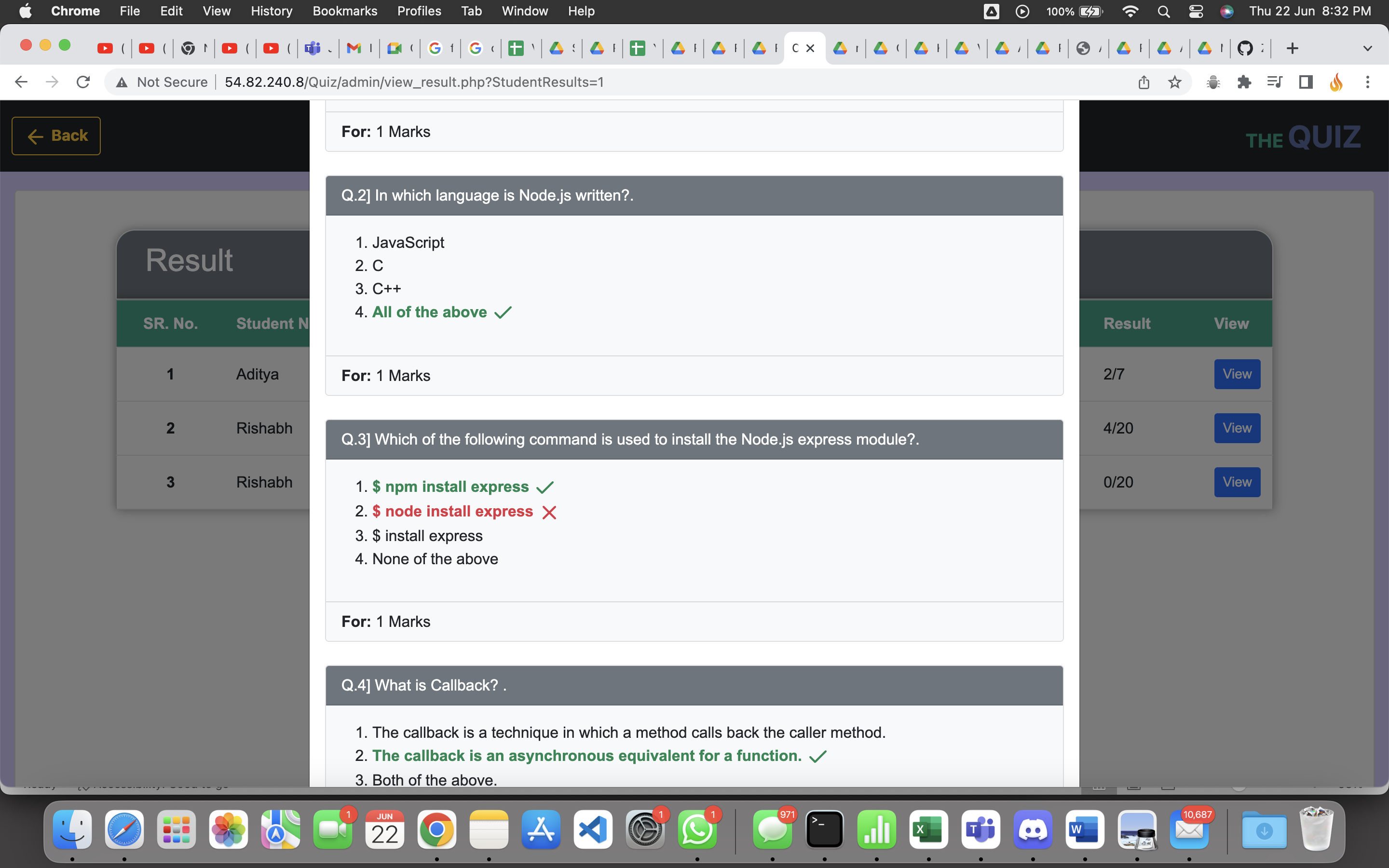 GitHub - RishabhSinha02/Quiz: This web app has two sides/login which is admin side and students ...