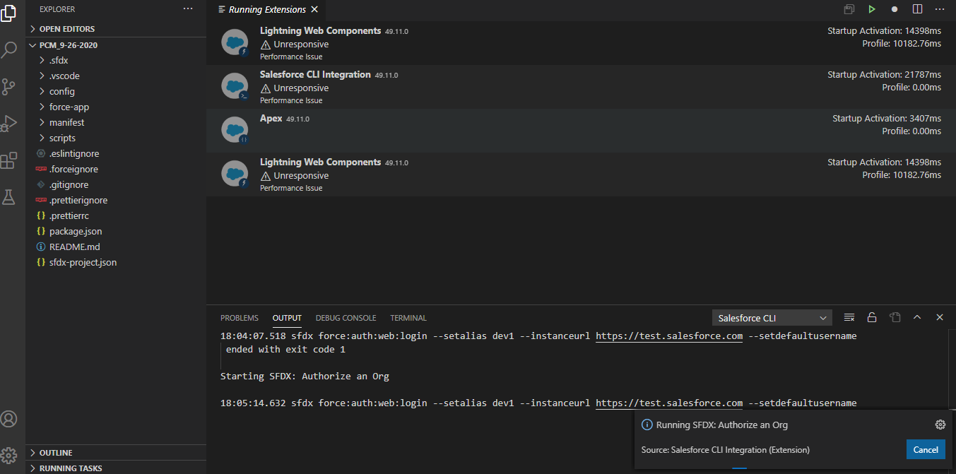 Sfdx Commands Are Not Working · Issue 2579 · Forcedotcom Salesforcedx Vscode · Github