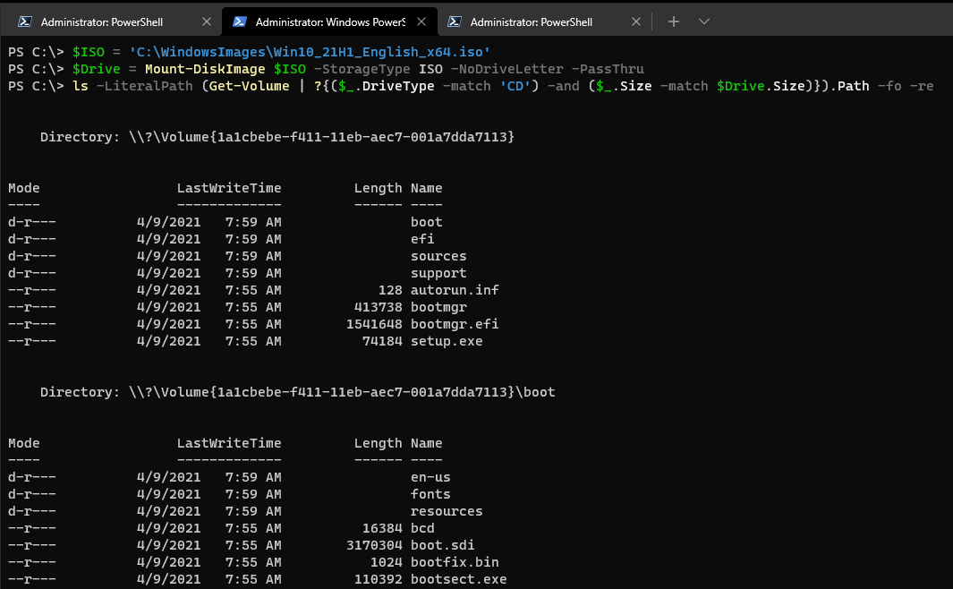 Get-ChildItem of (Get-Volume) Paths does not work as expected · Issue ...