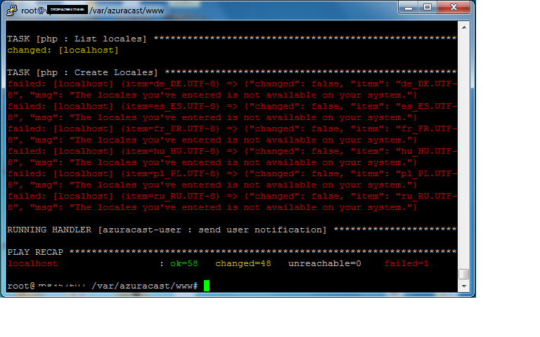 Install error · Issue #348 · AzuraCast/AzuraCast · GitHub