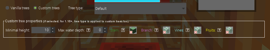 Custom biomes fails to generate trees and custom plants · Issue #820 · MCreator/MCreator · GitHub