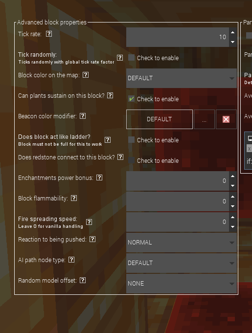 Custom biomes fails to generate trees and custom plants · Issue #820 · MCreator/MCreator · GitHub