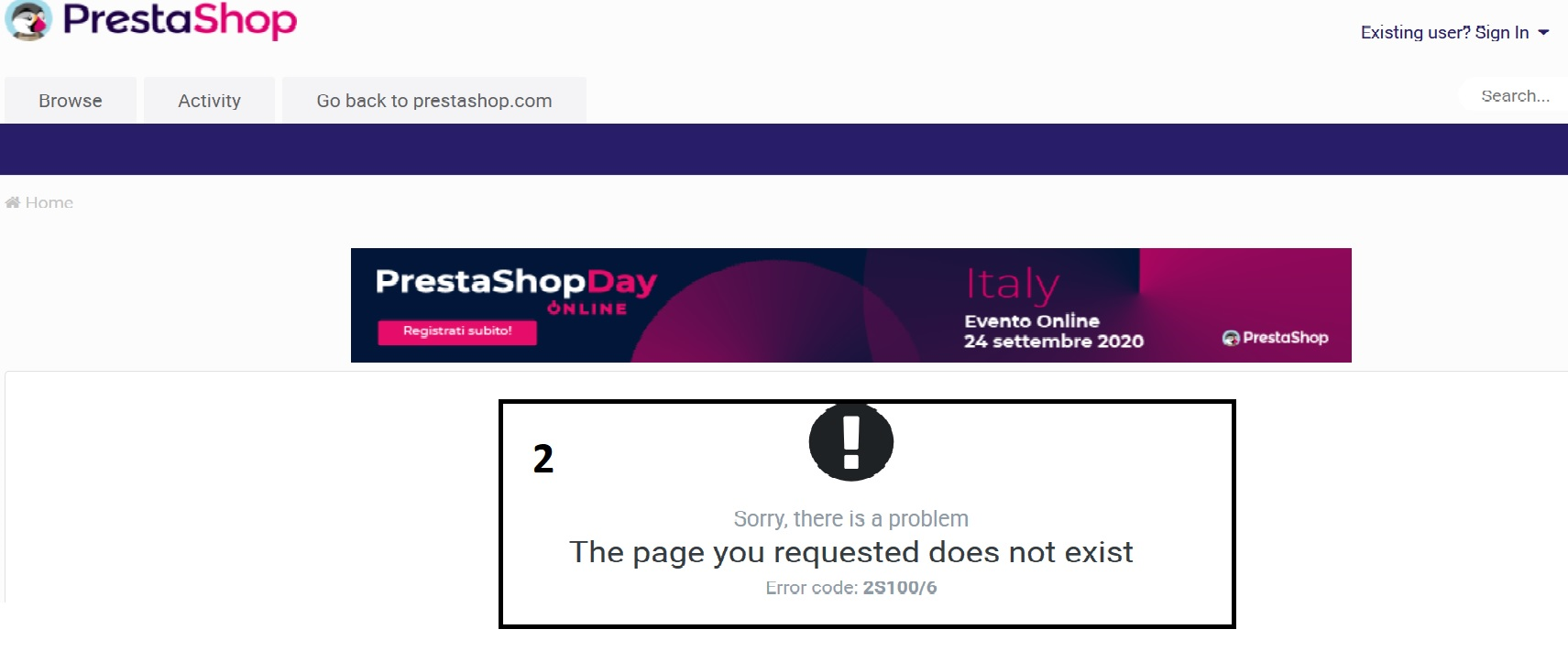 issue in login error code :2s100/6 · Issue #20945 · PrestaShop/PrestaShop · GitHub