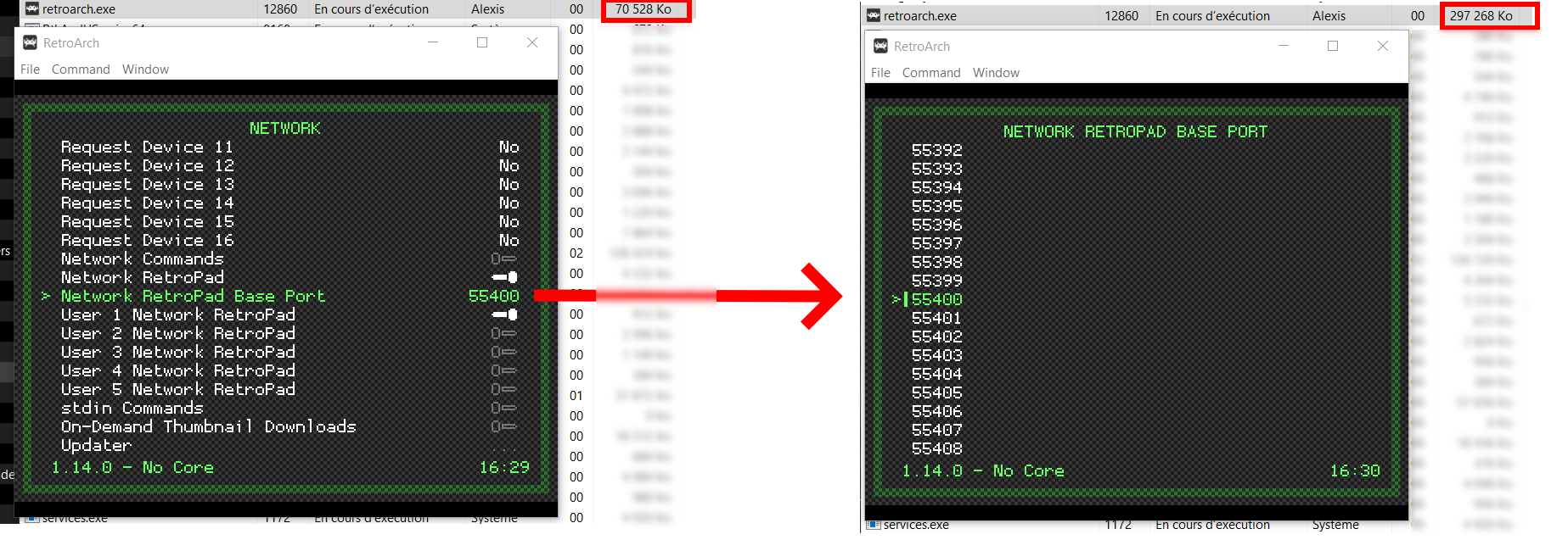 Retropad port selection consumes too much memory · Issue #15212 · libretro/RetroArch · GitHub