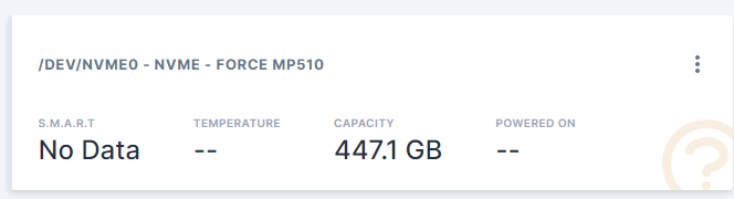NVMe drives not correctly detected by Scrutiny · Issue #4 · AnalogJ/scrutiny · GitHub