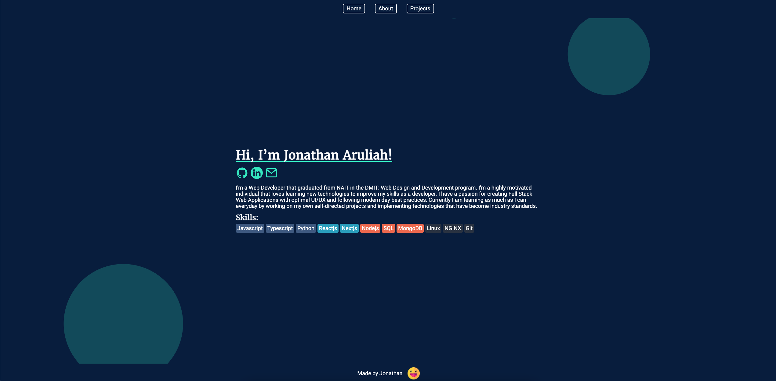 GitHub - JAruliah/portfolio: This is my web portfolio