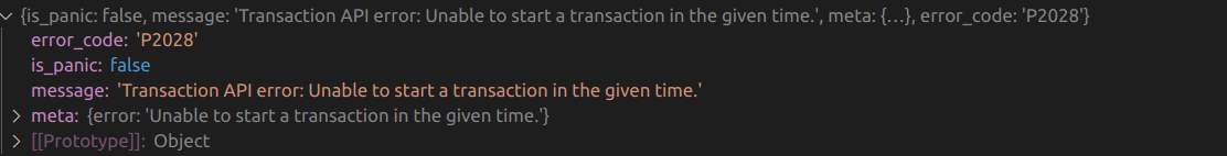 prisma.$transaction: Benchmark produces unexpected results · Issue ...