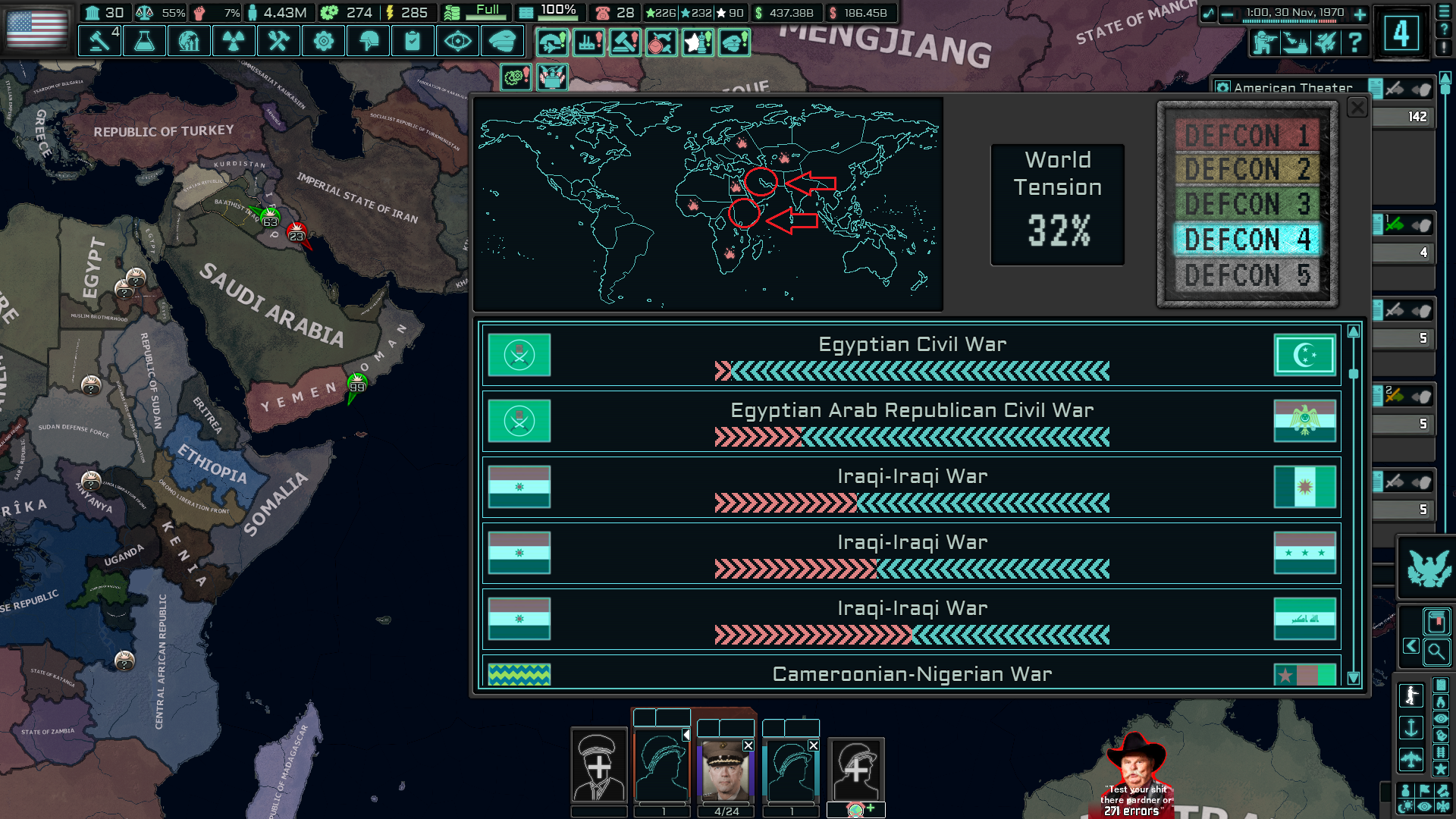 ALL tags - There is no 'fire' GFX icon on 'East Africa' and 'Middle East' conflict in the 'World ...