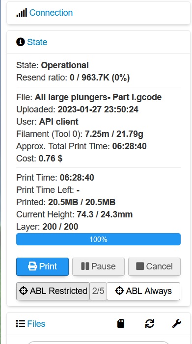 ABL every time you start printer? · Issue #9 · scmanjarrez/OctoPrint-SmartABL · GitHub