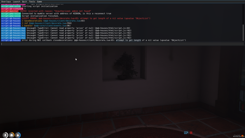 [BUG] Decorate menu · Issue #57 · qbcore-framework/qb-houses · GitHub