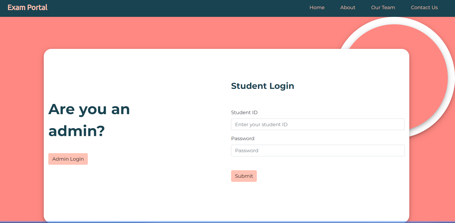 GitHub - RohanRanjan501/Online-Examination-Portal-for-College