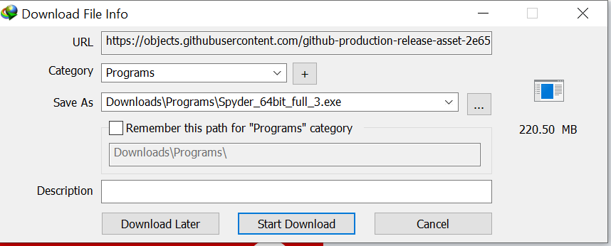 The link to download Spyder for win donwloads Spyder 3 · Issue #18429 ...