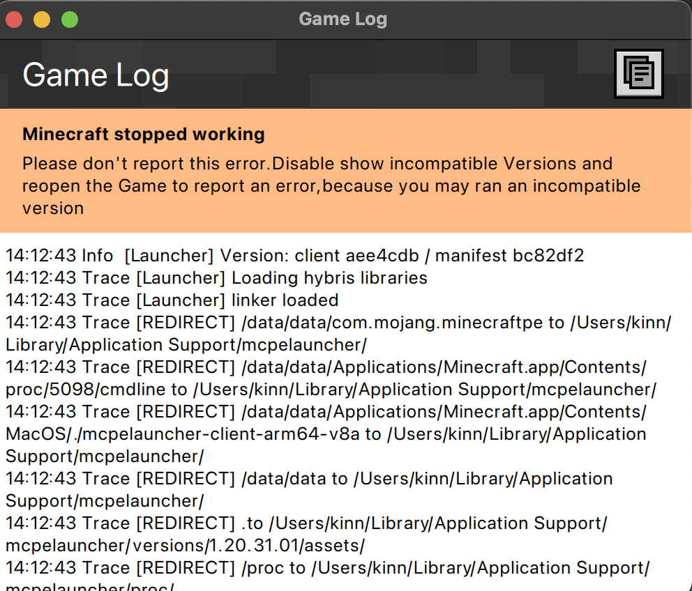 Minecraft Launcher closes itself · Issue #896 · minecraft-linux/mcpelauncher-manifest · GitHub