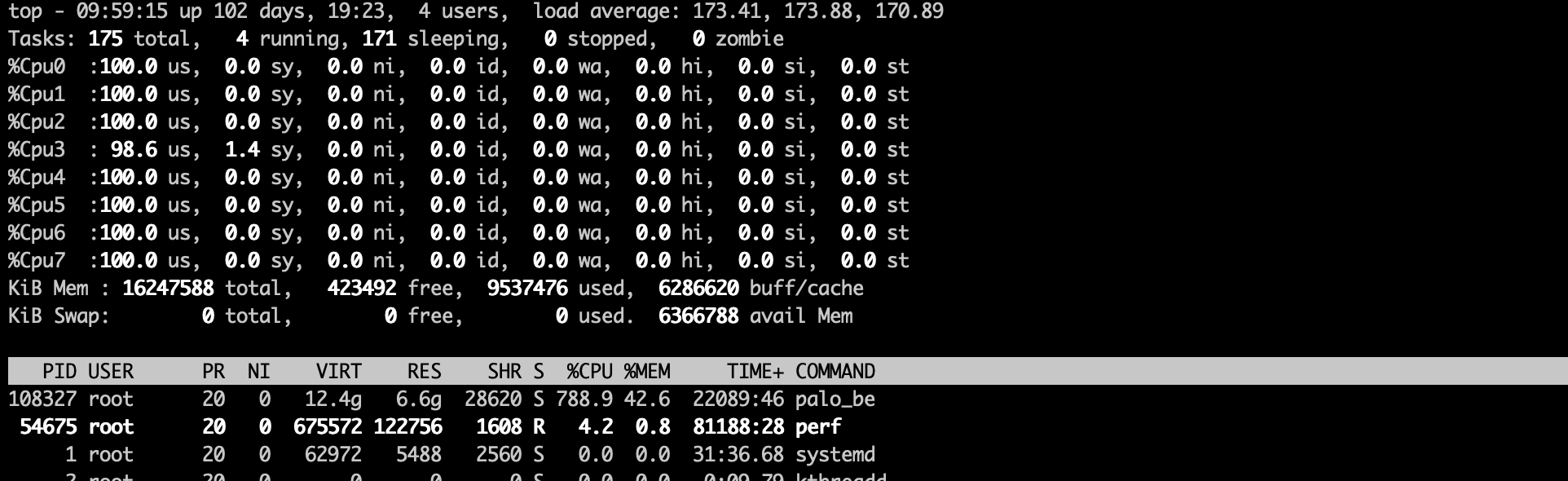 无请求其中一台BE cpu一直飚高降不下来 · apache doris · Discussion #8491 · GitHub