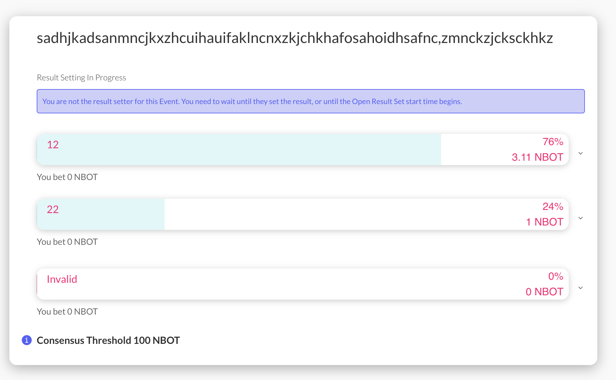 event (in arbitration) doesn’t show the prediction result · Issue #1394 · bodhiproject/bodhi-ui ...