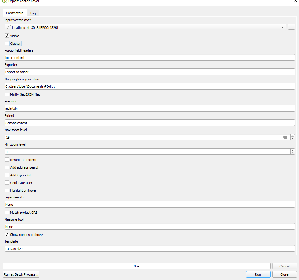 Export Vector Layer Error For Processing Toolbox · Issue 972 · Qgis2web Qgis2web · Github