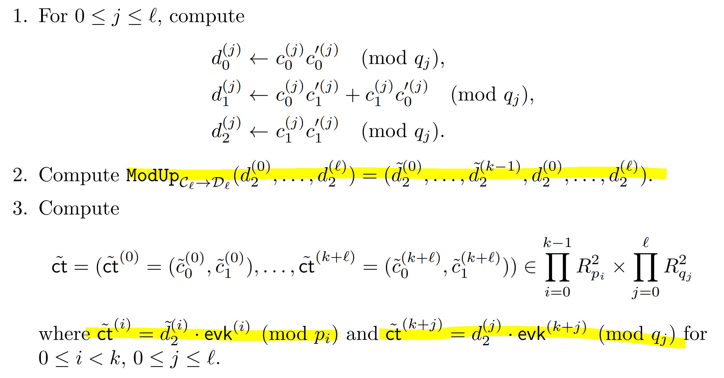 Why the key switching mod raising and multiplication uses two nested loops? · Issue #521 ...
