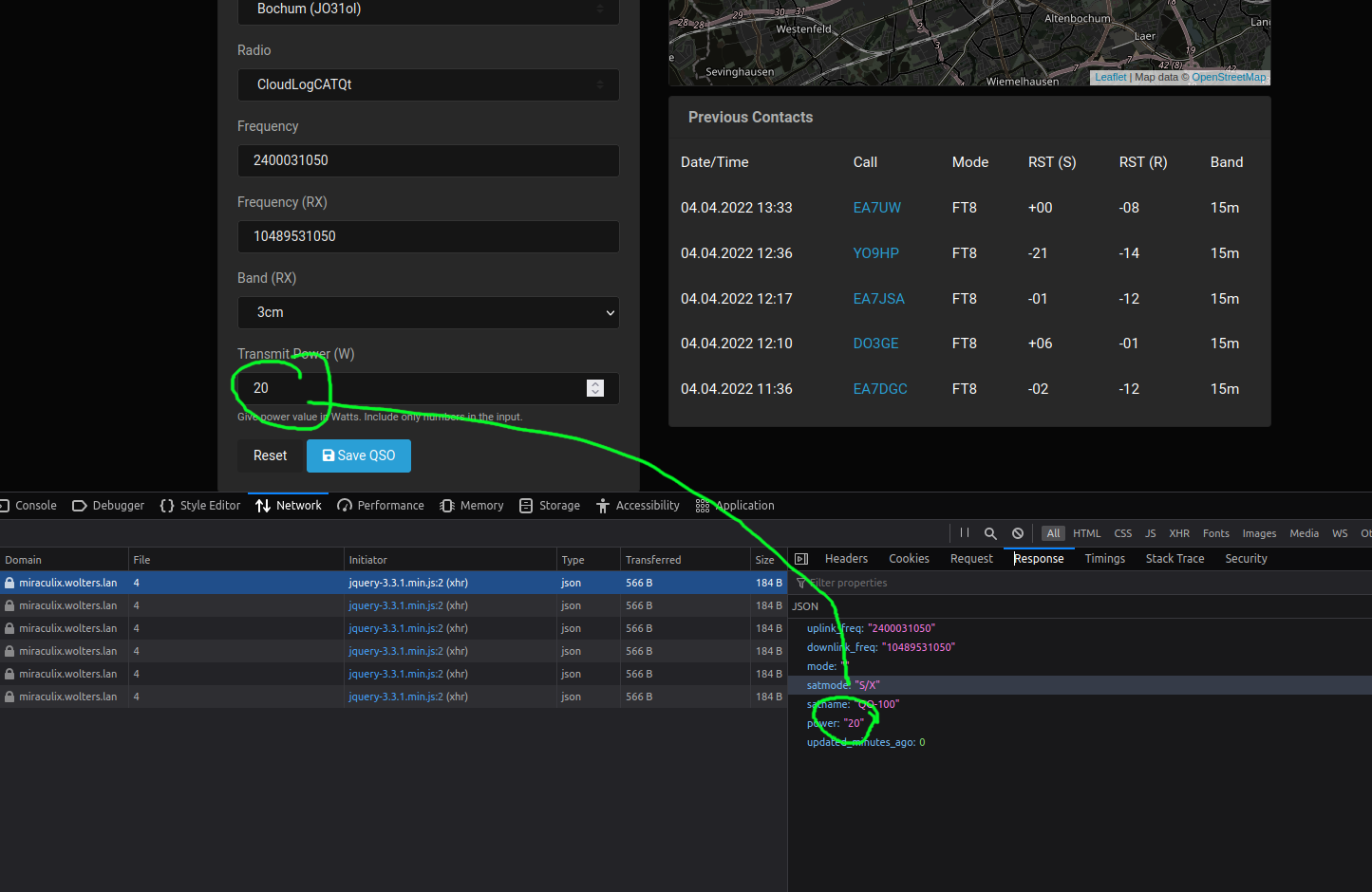 Radio API: allow TX power to be sent · Issue #1366 · magicbug/Cloudlog · GitHub